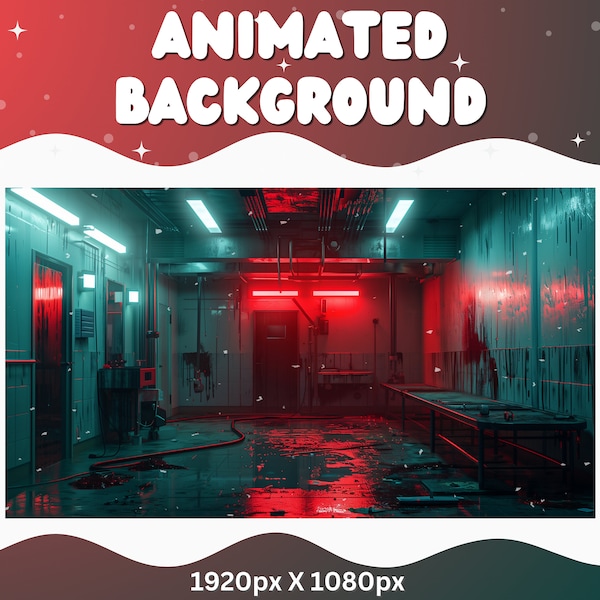 Vtuber Animated Background Vampire Pentagram Horror Twitch Fantasy ...