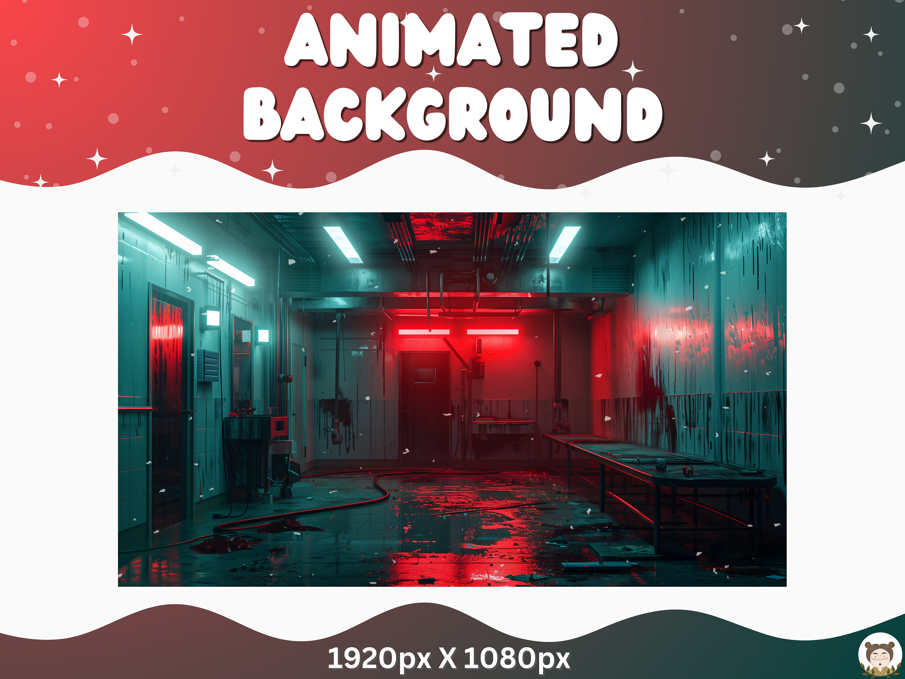 Vtuber Animated Background Halloween Horror Twitch Fantasy Stream ...