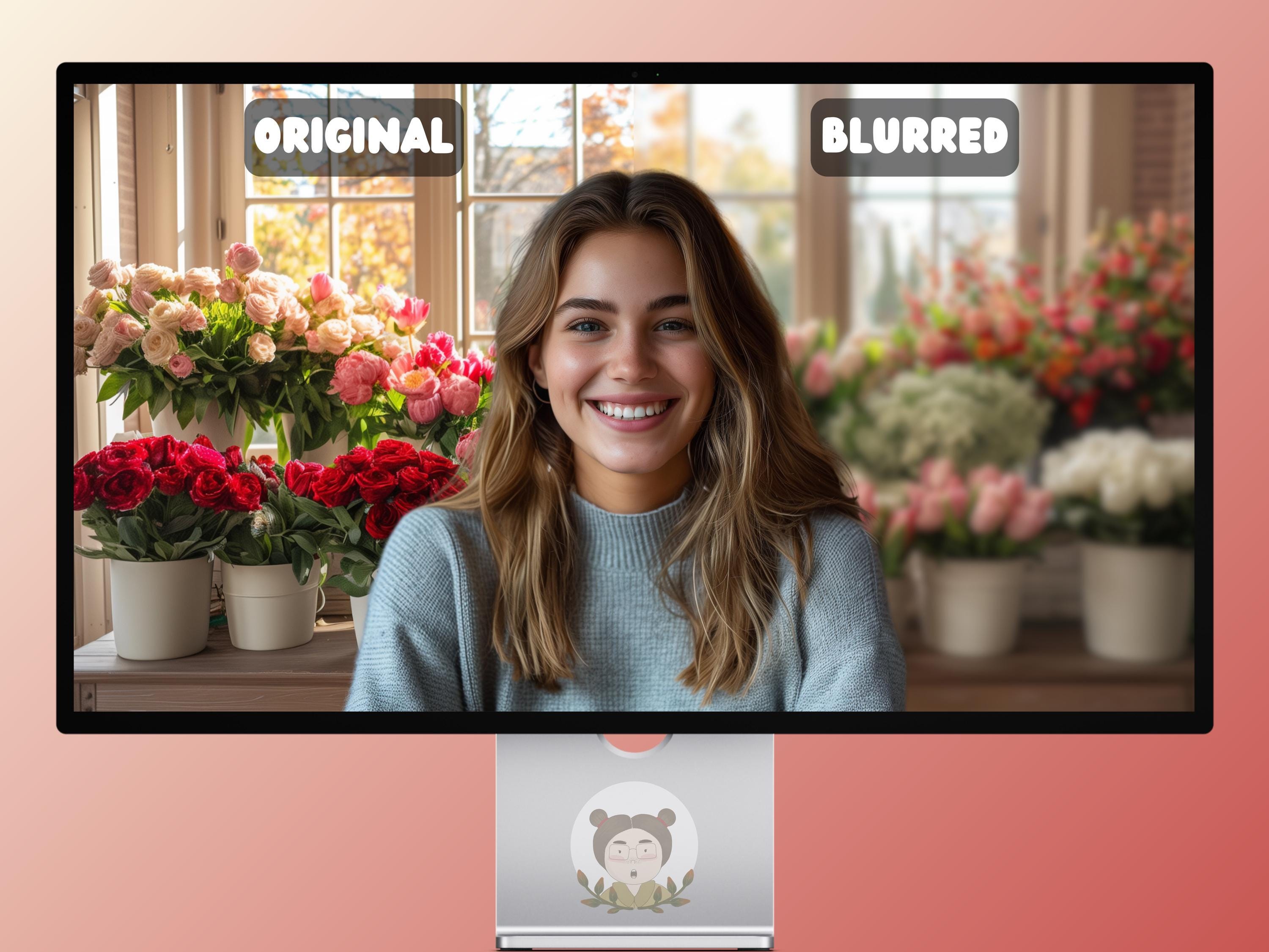 Zoom Background Office Background Floral Flower Virtual Meeting Background Desktop Background ...