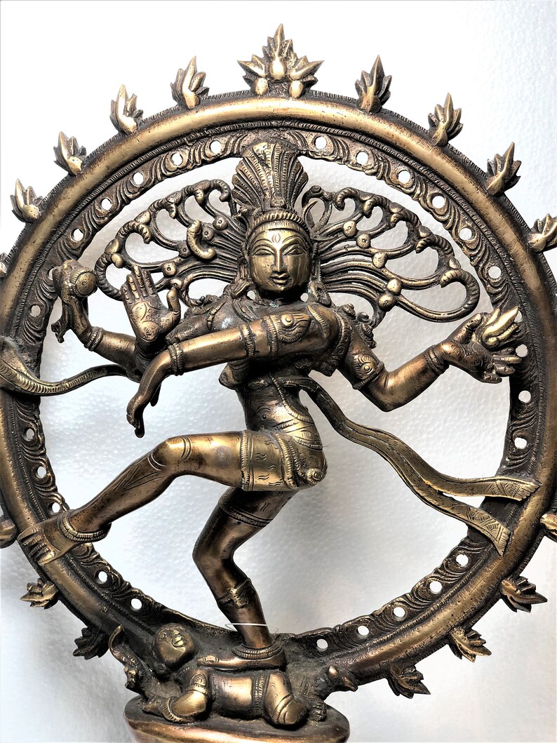 Natraj Statue 34 Cm Brass Dancing Shiva Big Size Handmade - Etsy