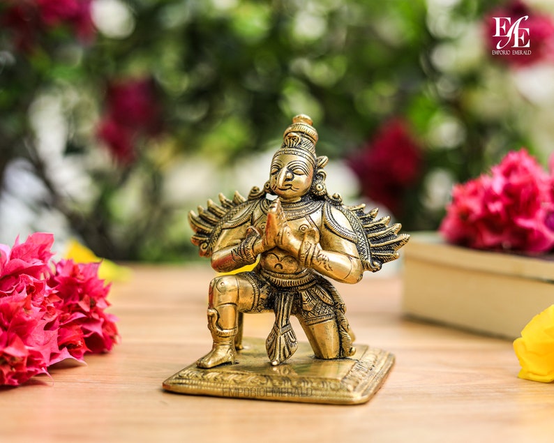 13 Cm Garuda Brass Statuette Altar Meditation Shrine Statue - Etsy