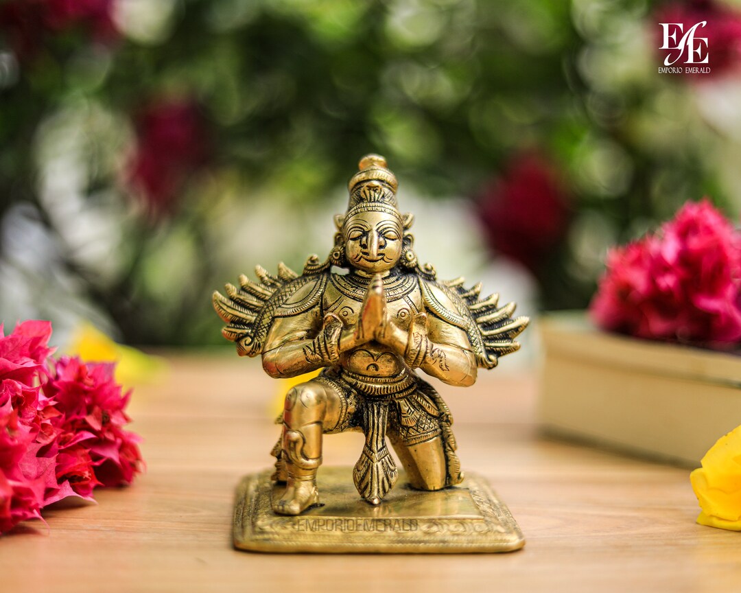 13 Cm Garuda Brass Statuette Altar Meditation Shrine Statue - Etsy