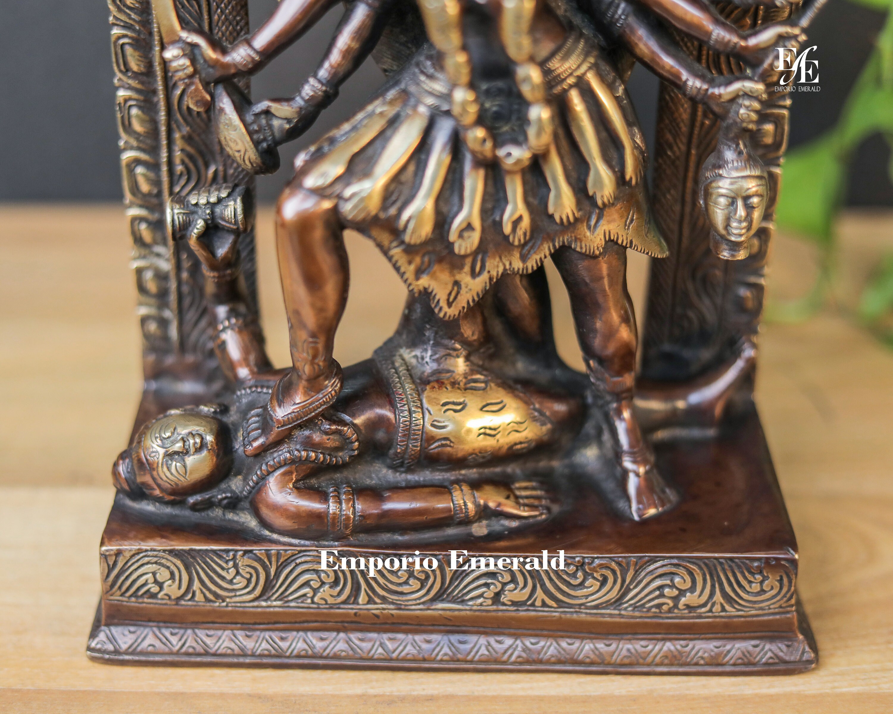 29 Cm Kali Statue Antique look Brass Goddess Kali Statue | Etsy