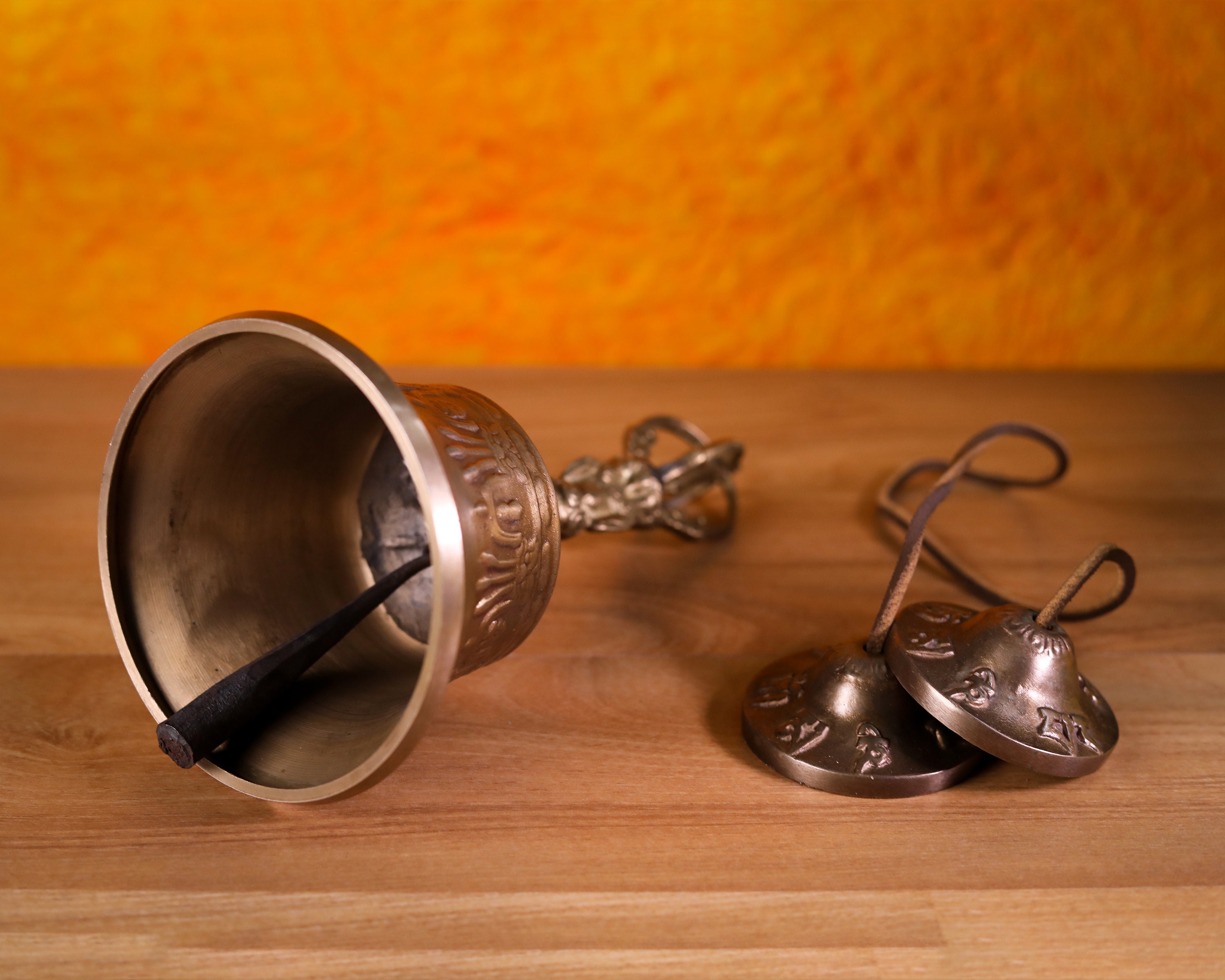 Tibetan Bells RareZen Tibetan Singing Bell With Wooden Stick For Sale