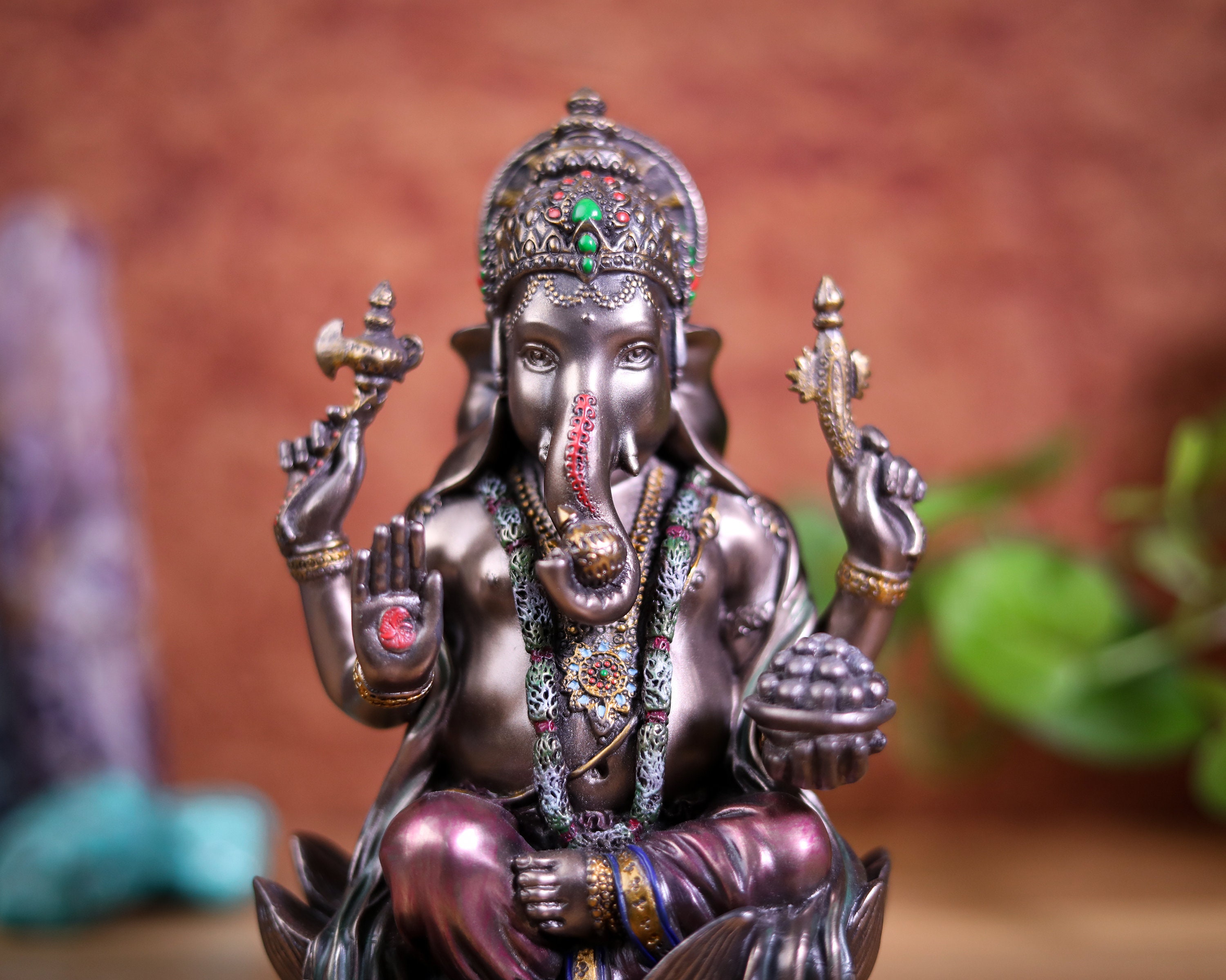 Art & Collectibles Art Objects 8 Inches Ganesh for Altar Good Luck God ...