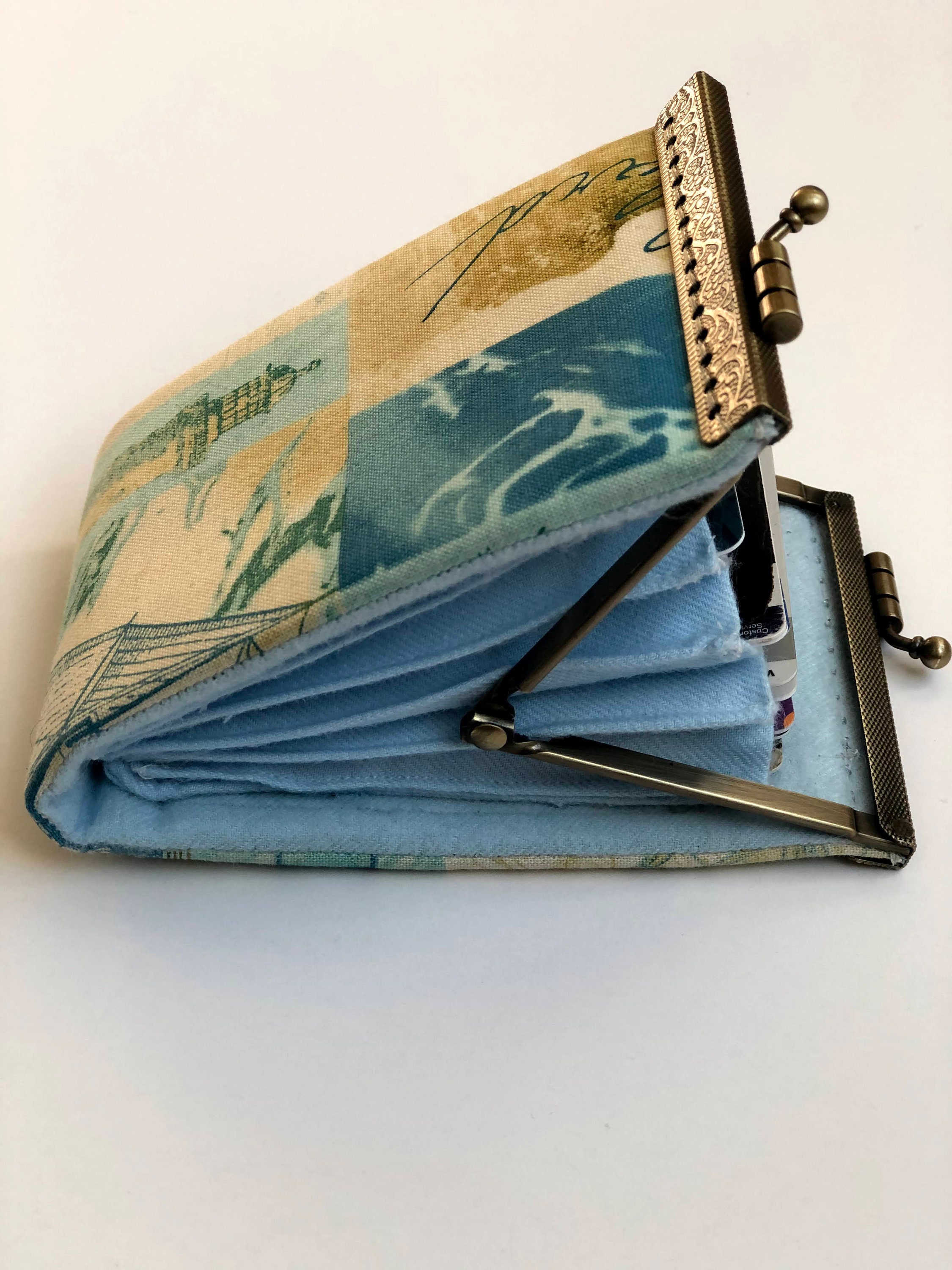 Handmade Card Purse Credit Card Holder Vegan Purse Handy - Etsy