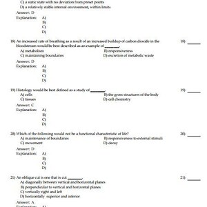 Human Anatomy & Physiology 9th Edition TEST BANK. Contains | Etsy