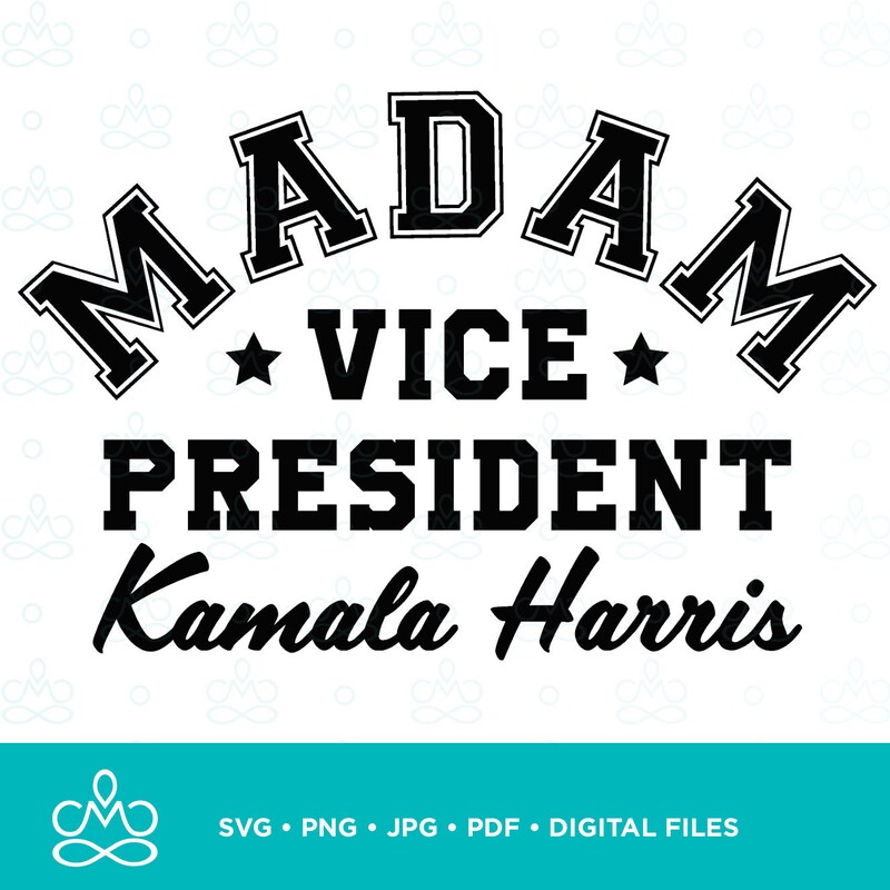 Madam Vice President Svg - Etsy