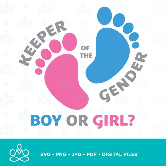 Gender Reveal Keeper SVG Png Jpg Pdf Printable Digital | Etsy