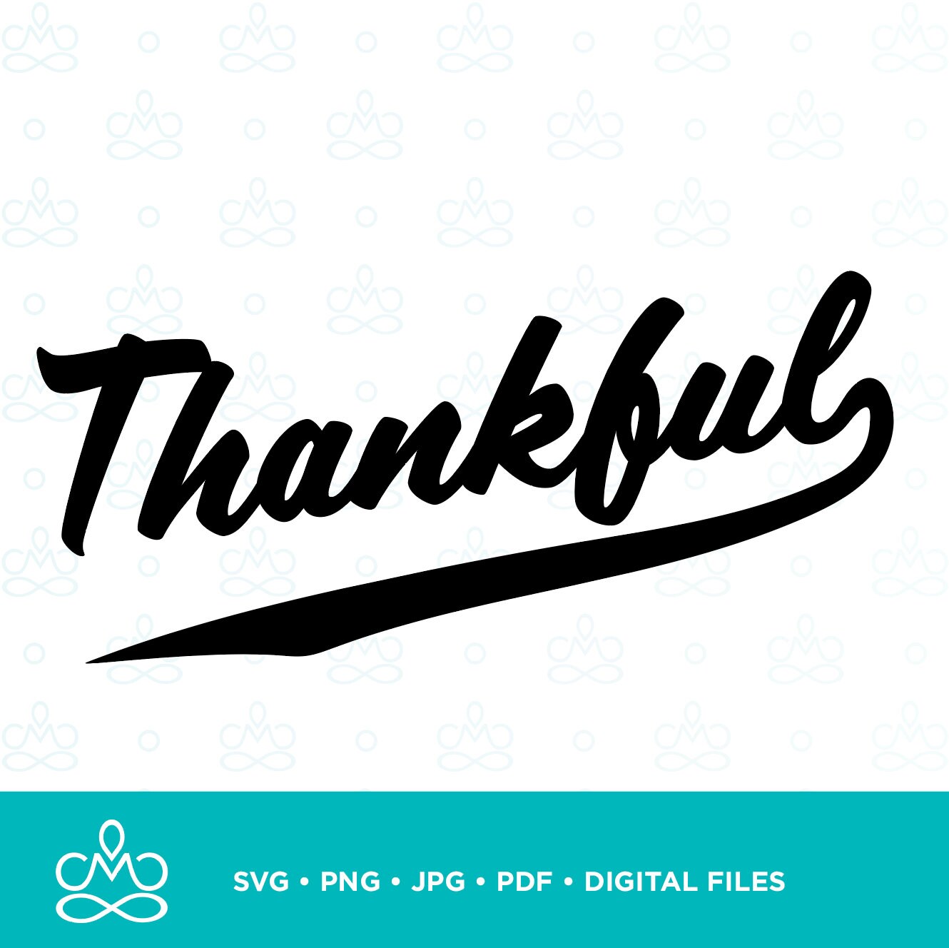 Thankful SVG, Png, Jpg, Pdf, Printable, Digital, Instant Download - Etsy