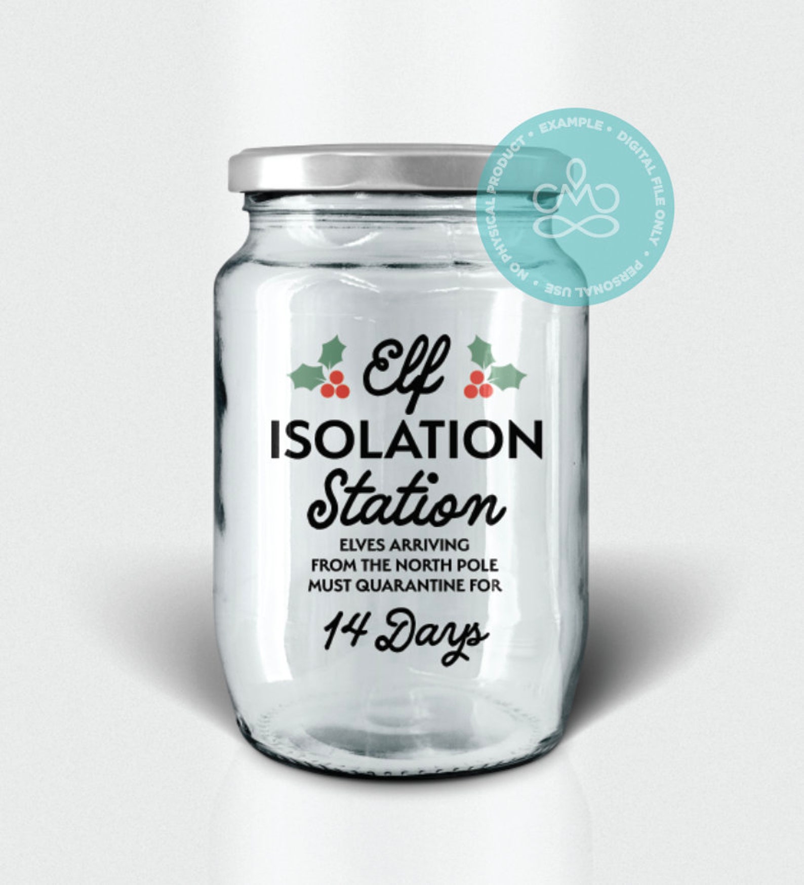 Elf Isolation Quarantine 14 Days SVG Png Jpg Pdf - Etsy