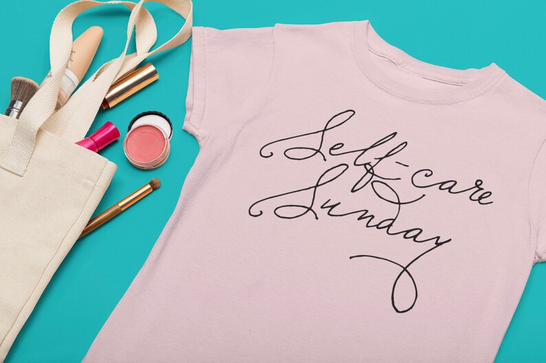 Selfcare Sunday SVG Png Jpg Pdf Printable Digital | Etsy