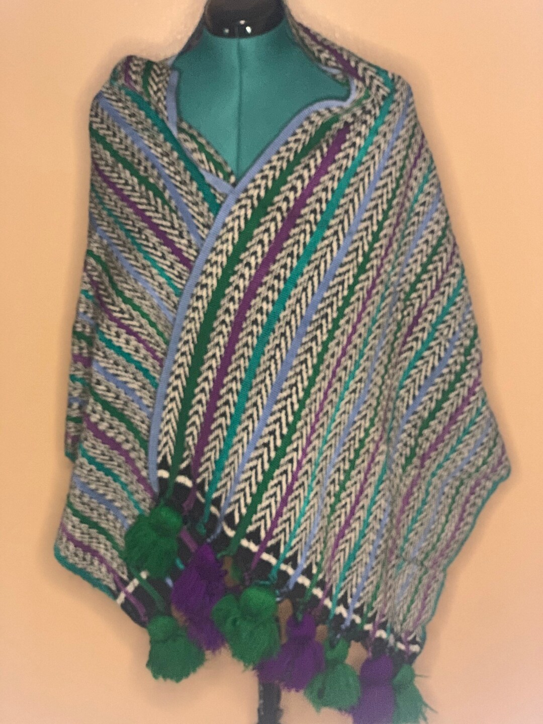 Guatemalan Rebozo/perraje With Tassels - Etsy