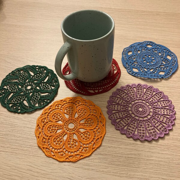 Lace Coaster - Etsy