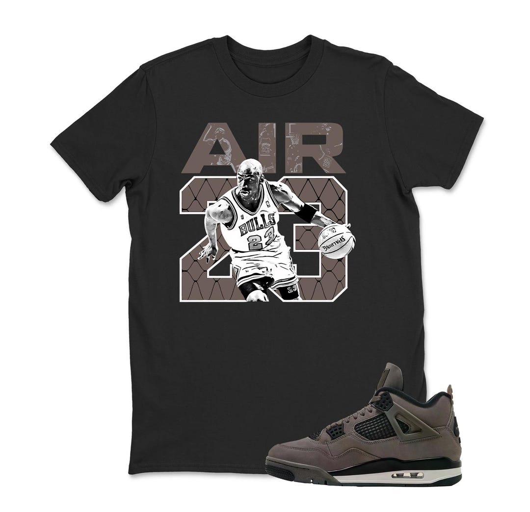 Number 23 Shirt to Match Jordan 4 Cave Stone Sneaker Tee, , Retro 4 ...