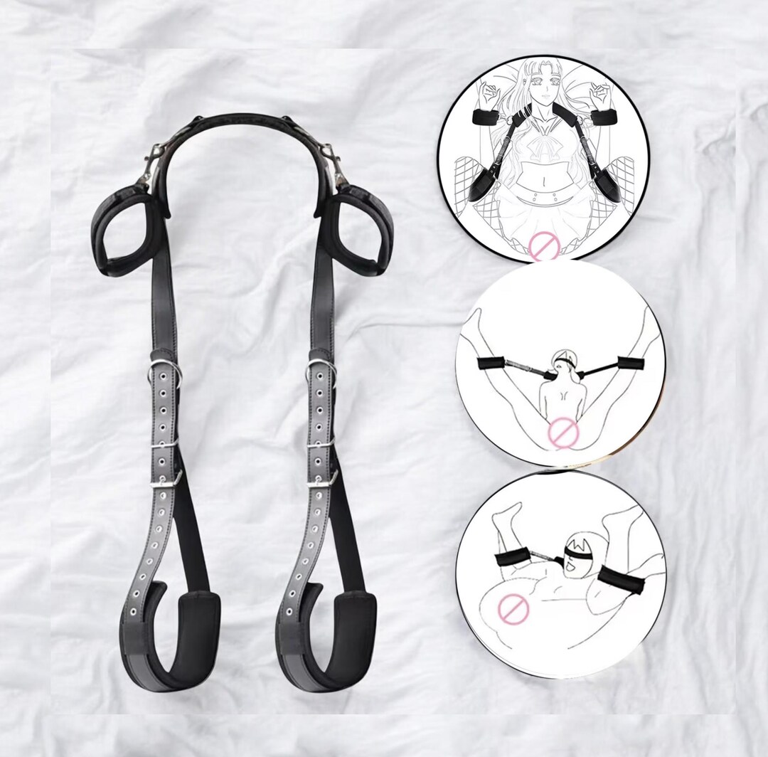 Open Leg Restraints BDSM Handcuff Sex Toy Couple Adult Game Tool Sex Bondage Kits Harness Bed ...
