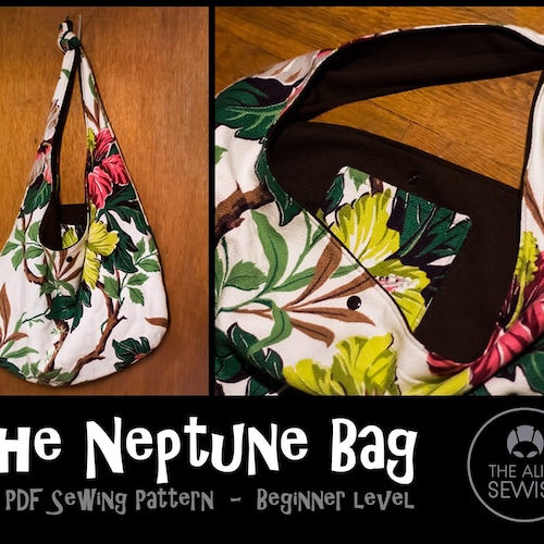Sewing Pattern Hobo Tote Bag PDF Download plait Handle | Etsy