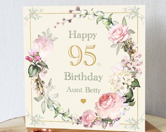 95th Birthday Cards | Etsy