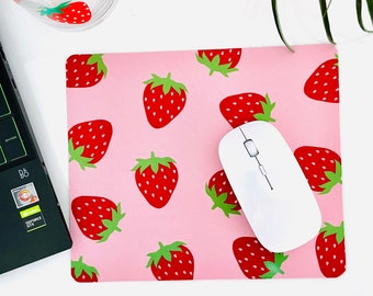 Strawberry Mouse Pad - Etsy