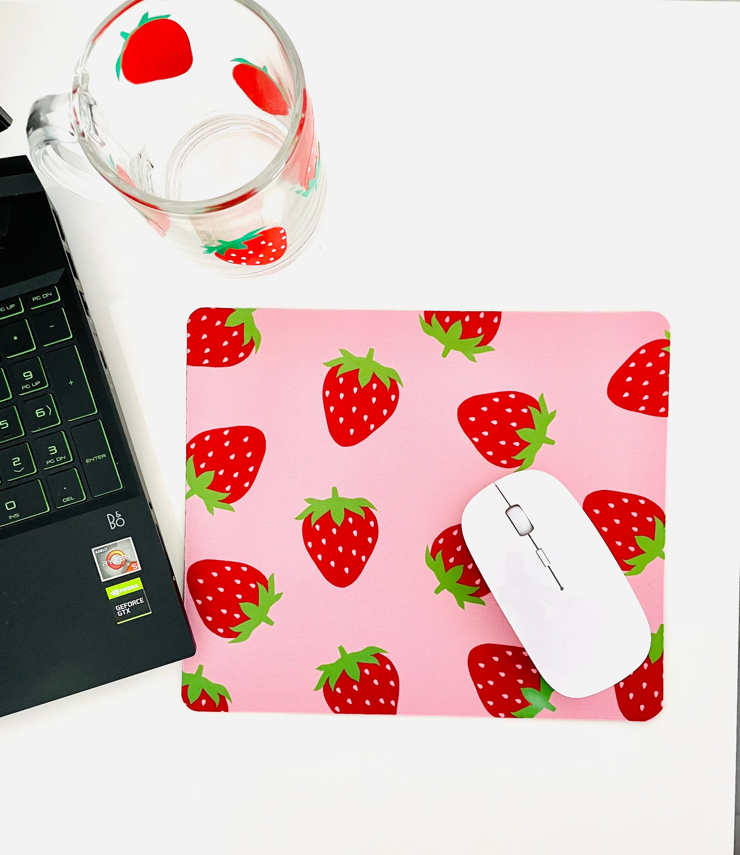 Strawberry Mouse Pad Computer Accessories Mouse Pad - Etsy