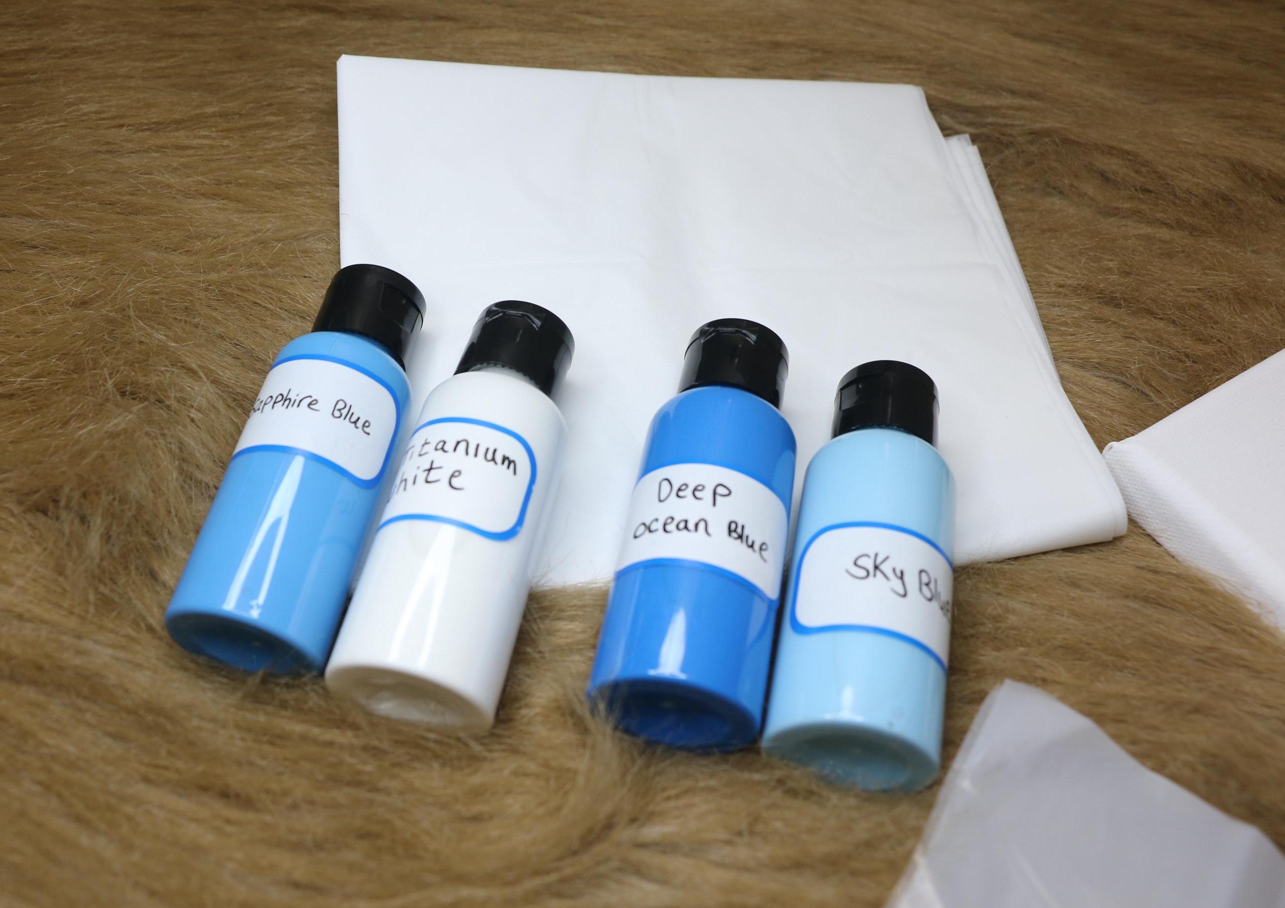 Fluid Art Kit I Acrylic Pouring Painting Kit I Perfect Gift I Stretched ...