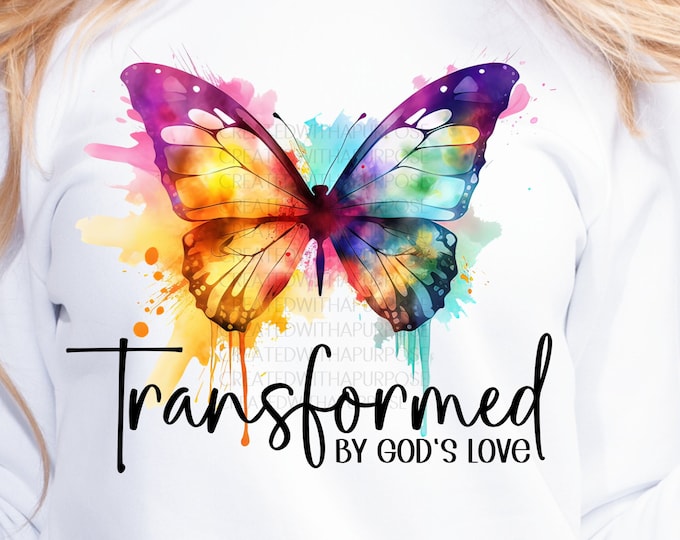 Christian Png, Blessed Butterfly Png, Butterfly Png, Sublimation ...