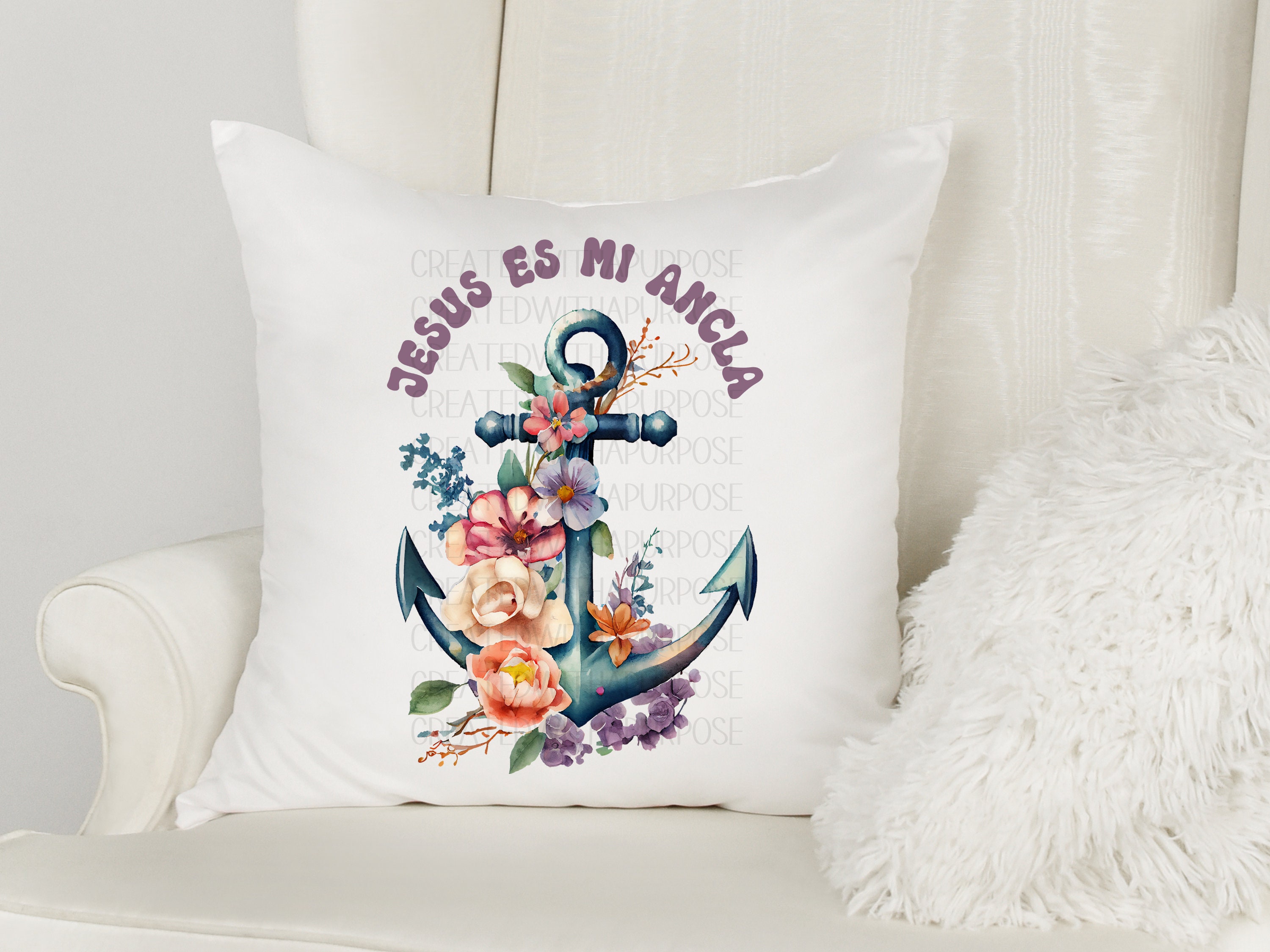 Jesus Es Mi Ancla Png Mensajes Cristianos Spanish Png - Etsy España