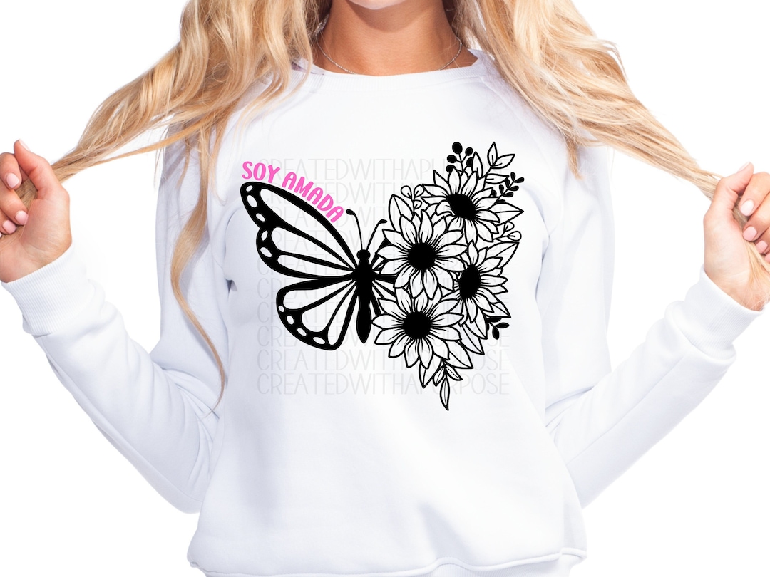 Mariposa Svg Soy Amada Mariposa Png Flores Sublimacion Butterfly Svg