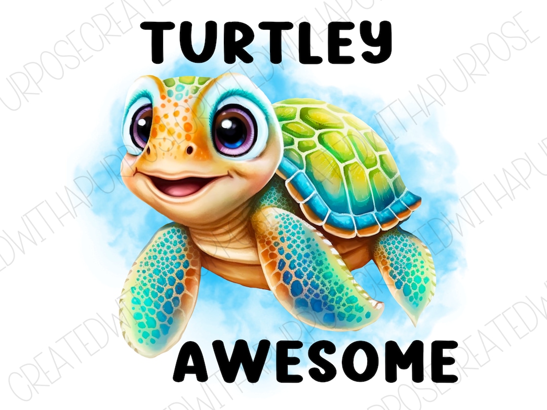 Children Png Designs, Turtley Awesome Png, Kids Png, Sublimation ...