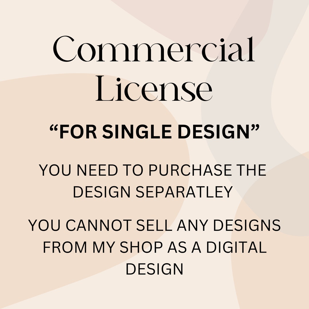 Commercial License, Whole Shop Commercial License, Design Licenses, Png ...