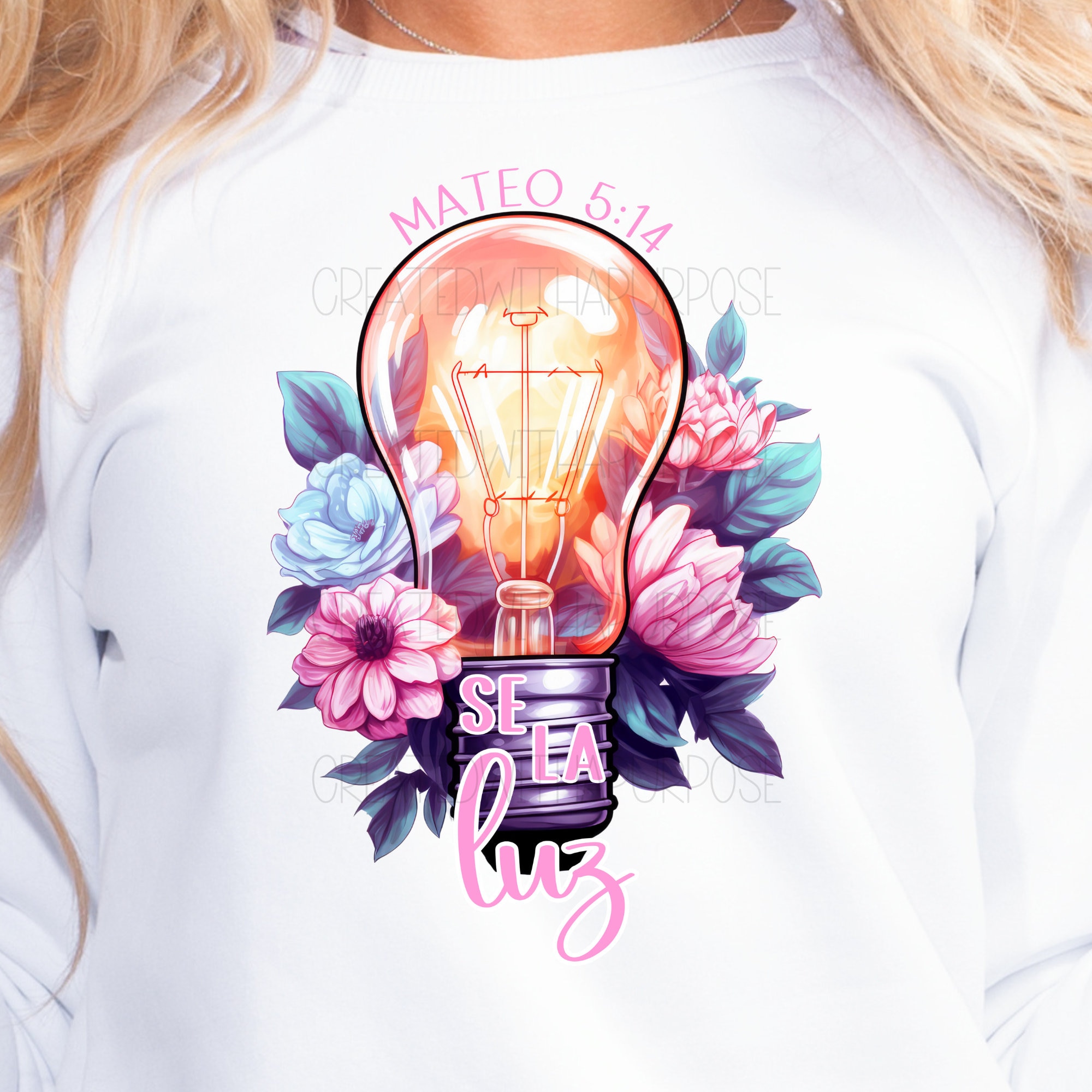 Se La Luz Png, Be the Light Png, Png Cristianos Sublimacion, Flores Png ...