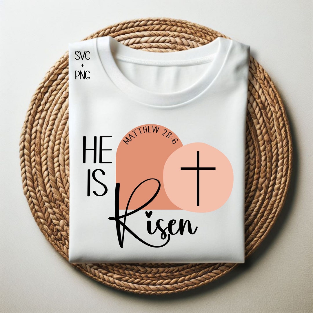 Christian Png, He Has Risen Svg, Digital Download, Cricut, Christian ...