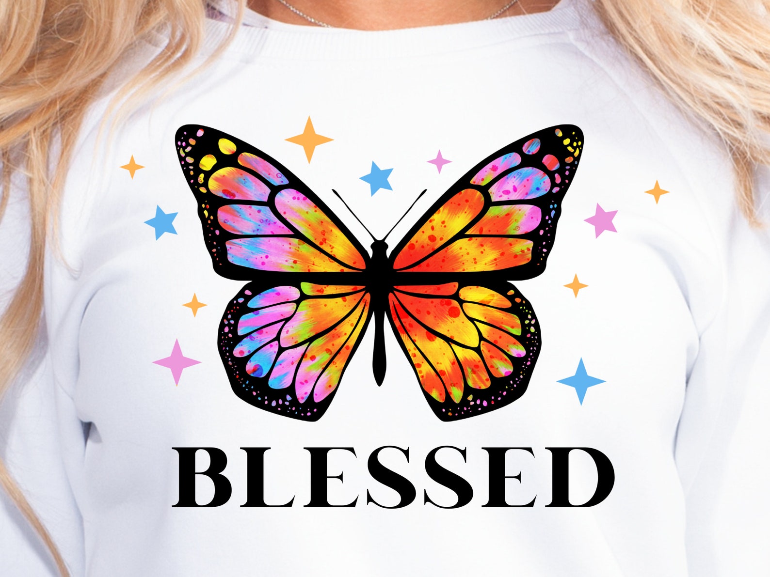 Blessed Butterfly Png Butterfly Png Christian Png - Etsy