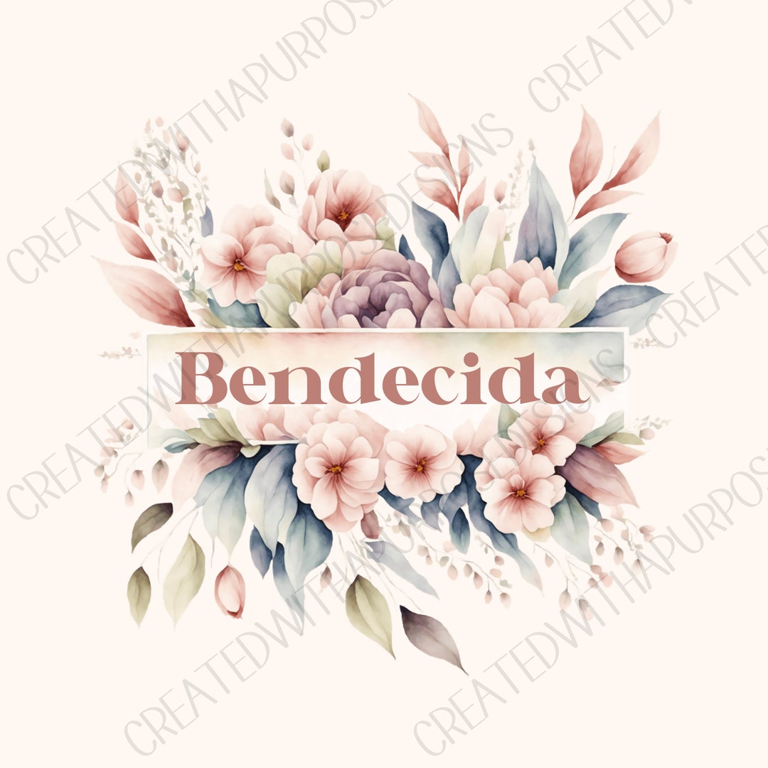 Bendecida Sublimacion, Png Cristianos, Disenos Png, Jesus Png, Flores ...