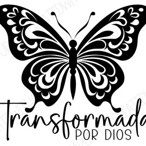 Transformada Por Dios Png, Png Cristianos, Mariposa Png, Sublimacion ...