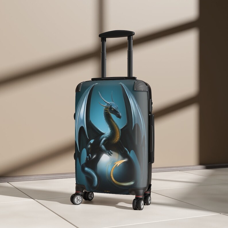 Winged Dragon Suitcase, Free Shipping, Travel Bag, Overnight Bag ...