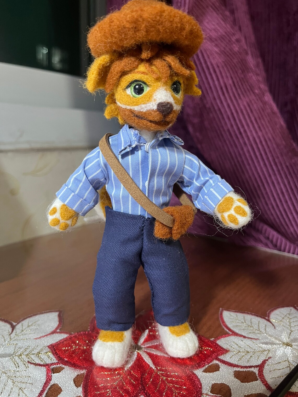 Custom Needle Felted Fursona: Made to Order Wolf Portrait - Etsy