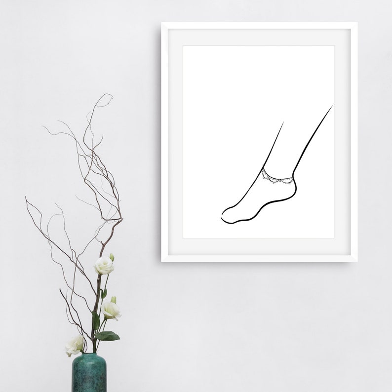 Desi Step Line Drawing Line Art Abstract Art Print | Etsy