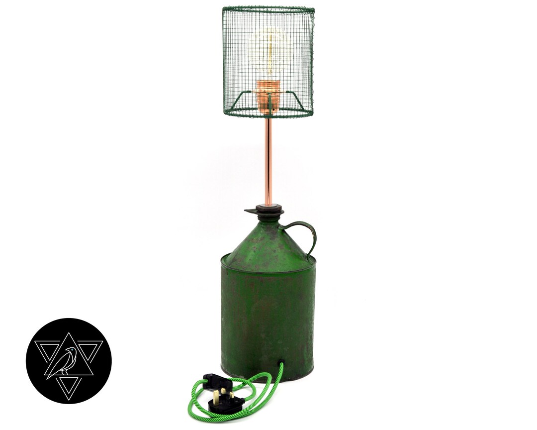 Perfect Christmas Gift Unique Desk/table Lamp Upcycled From 1950s ...