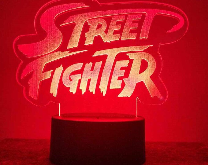 RGB Street Fighter Lamp - Etsy