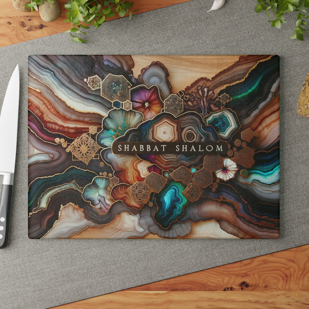 Challah Board, Glass Challah Tray, Challah Plate, Jewish Wedding Gift ...