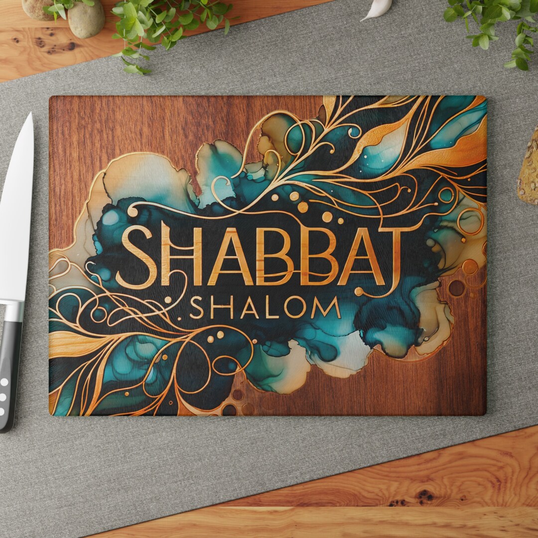 Challah Board, Glass Challah Plate, Challah Platter, Challah Tray ...