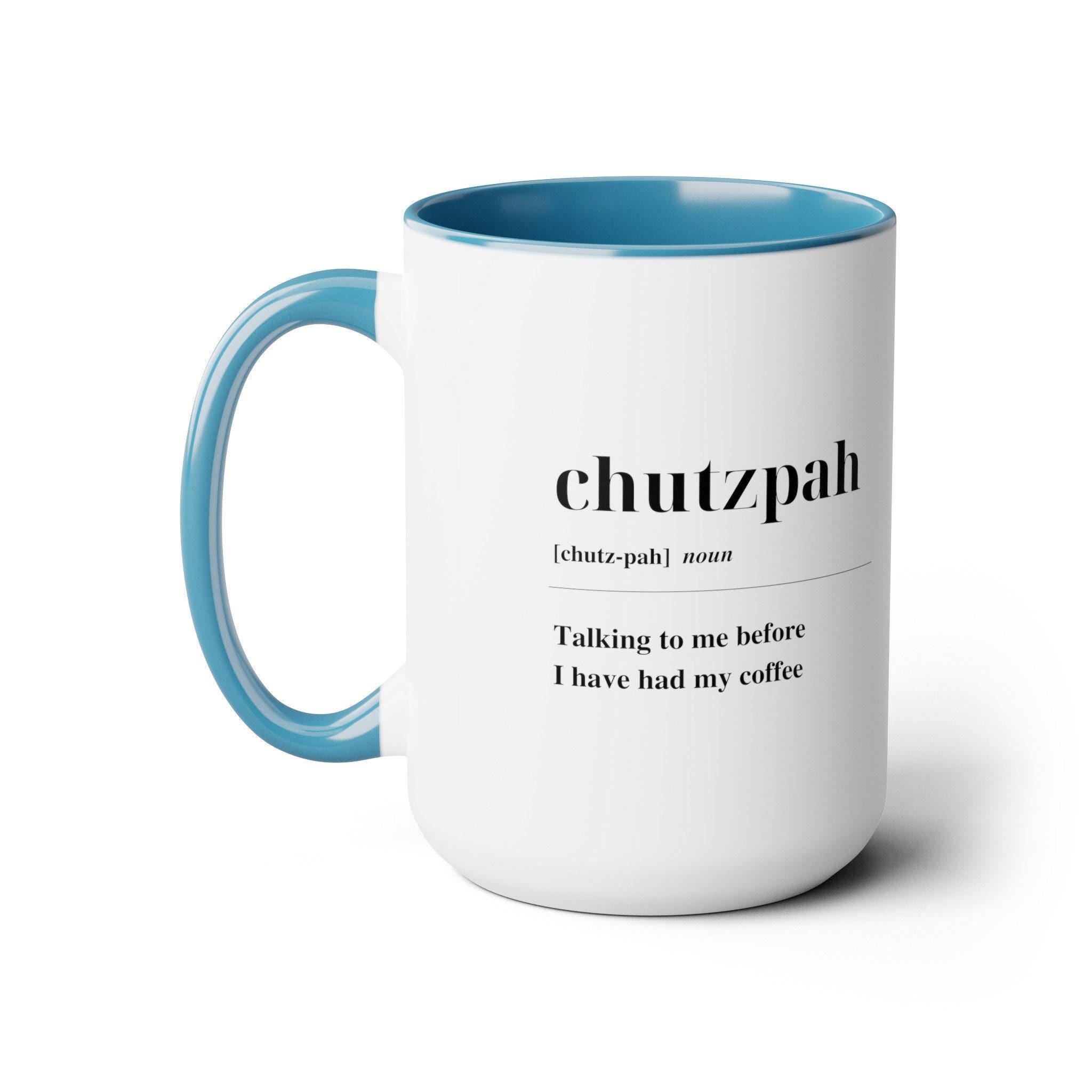 Jewish Mug - 15oz Two-tone Coffee Mug, Jewish Gift for Women, Jewish ...