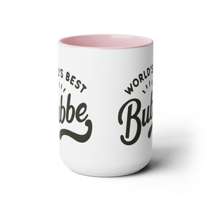 Jewish Grandmother Mug - 15oz Two-tone Coffee Mug, Jewish Gift for ...