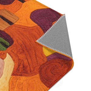 Jerusalem Abstract Area Rug, Jewish Art for Home Decor, Kotel Israel ...