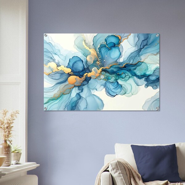 Large Alcohol Ink Art - Etsy