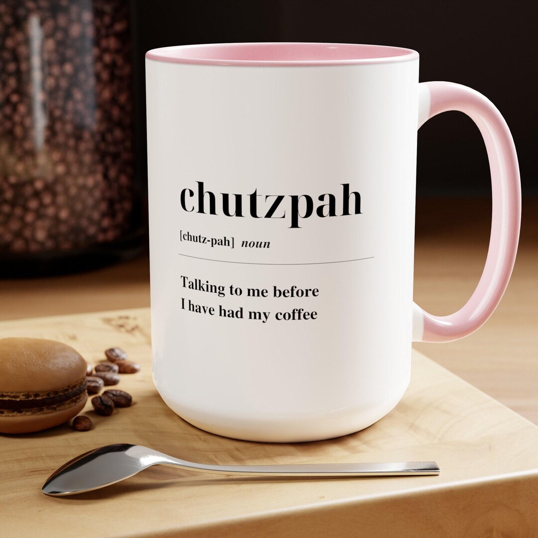 Jewish Mug - 15oz Two-tone Coffee Mug, Jewish Gift for Women, Jewish ...