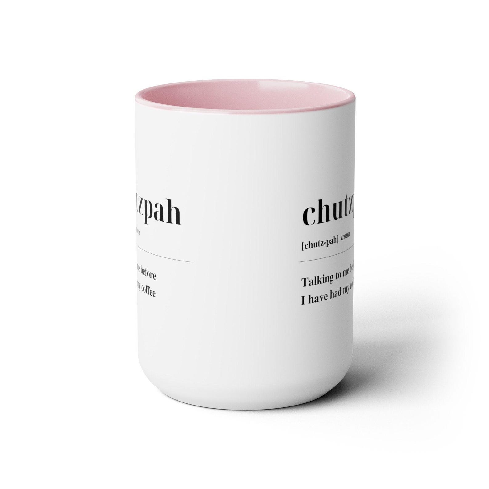 Jewish Mug - 15oz Two-tone Coffee Mug, Jewish Gift for Women, Jewish ...