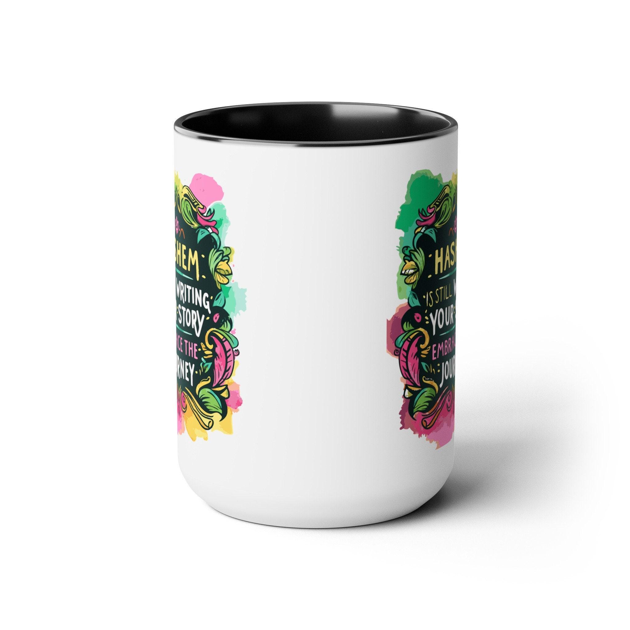 Jewish Mug - 15oz Two-tone Coffee Mug, Jewish Gift for Women, Jewish ...