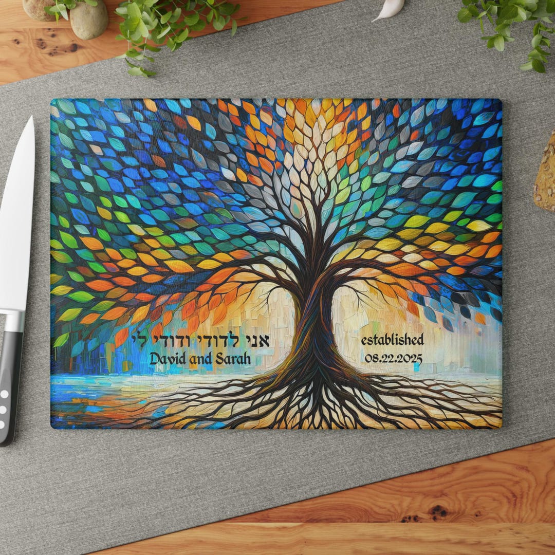 Personalized Challah Board, Custom Challah Platter, Tree of Life ...